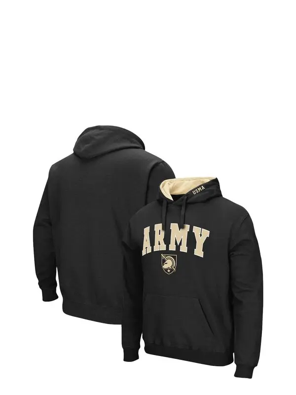 COLOSSEUM Army Knights Arch & Logo 3.0 Pullover Hoodie - Black