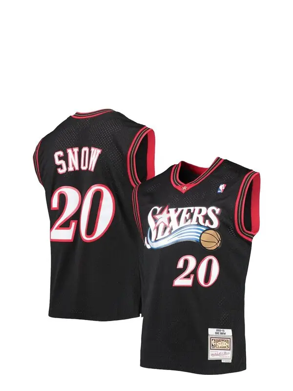Mitchell & Ness Eric Snow Philadelphia 76ers 2000/01 Hardwood Classics Swingman Jersey - Black