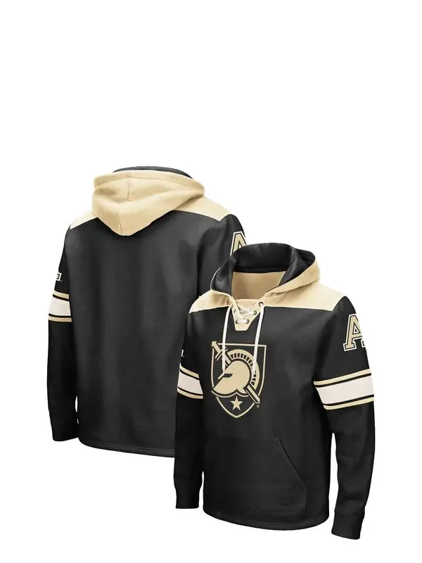 COLOSSEUM Army Knights 2.0 Lace-up Pullover Hoodie - Black