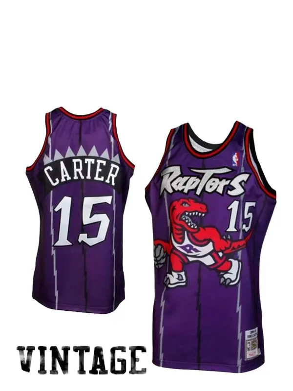 Mitchell & Ness Vince Carter Toronto Raptors 1998/99 Throwback Authentic Jersey - Purple