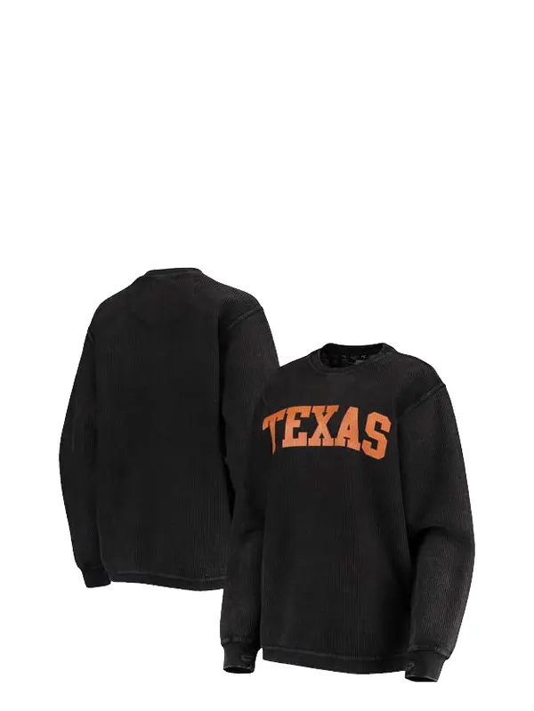 PRESSBOX Texas Longhorns Pullover Sweatshirt - Black