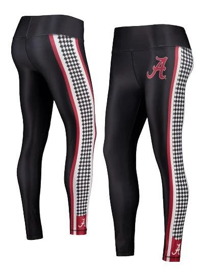 CONCEPTS SPORT Alabama Crimson Tide Dormer Knit Leggings - Black
