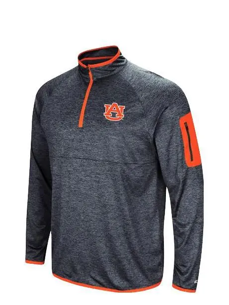 COLOSSEUM Auburn Tigers Amnesia Quarter-zip Pullover - Navy