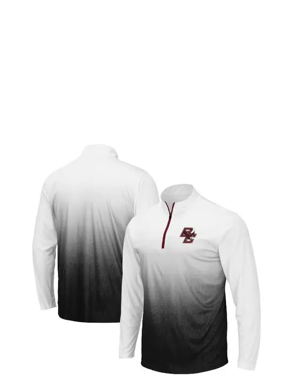 COLOSSEUM Boston College Eagles Quarter-zip Jacket - Gray