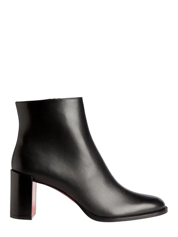 CHRISTIAN LOUBOUTIN Adoxa Leather Ankle Boots 70 - Black