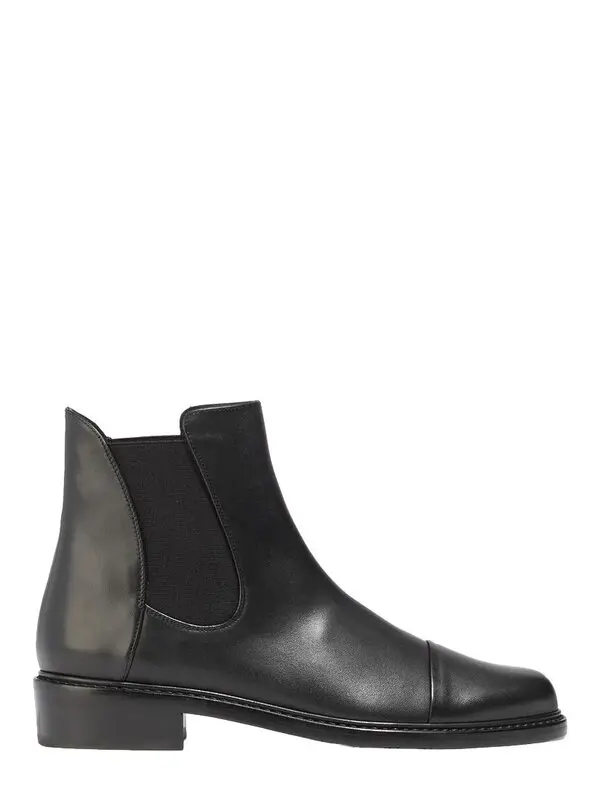 STUART WEITZMAN Gobi Leather Chelsea Boots - Black