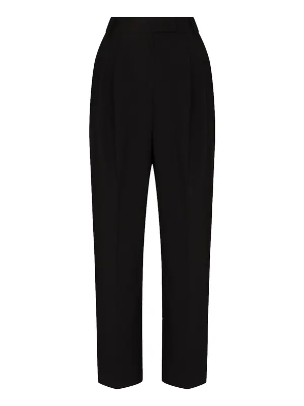 THE FRANKIE SHOP Bea Tailored Cropped Trousers - Black
