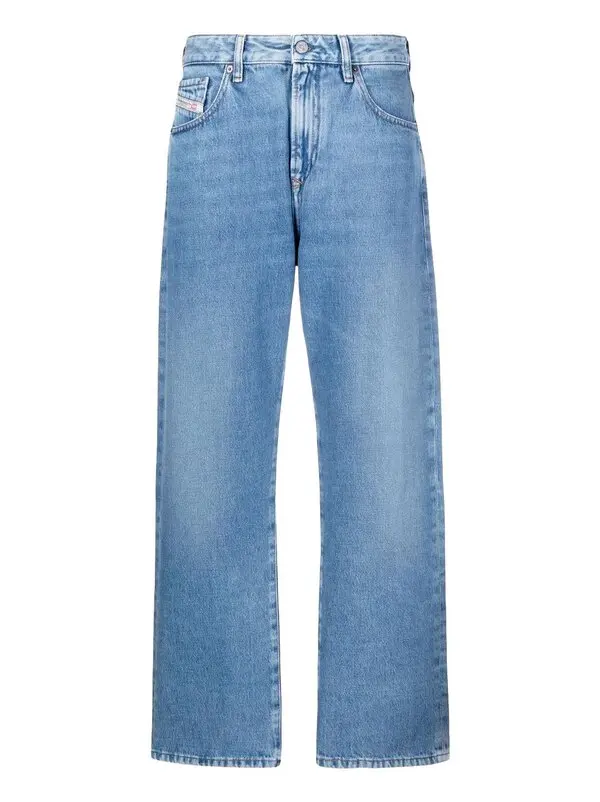 DIESEL® Mid-rise Cropped Jeans - Blue