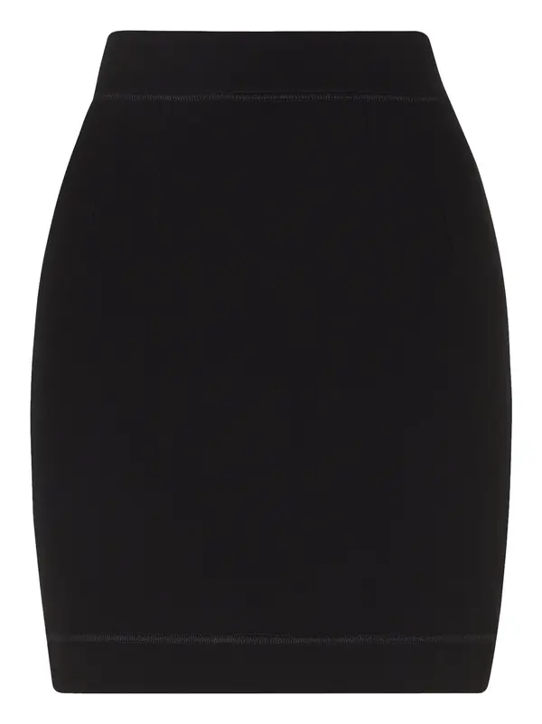 Dolce & Gabbana High-waisted Mini Skirt - Black