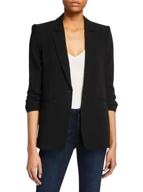 Cinq À Sept Khloe Crepe Blazer - Black