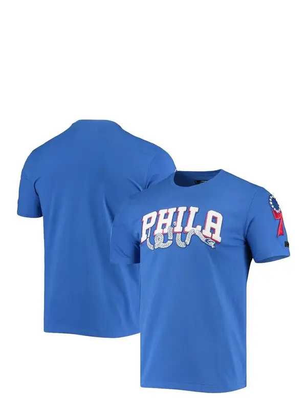 PRO STANDARD Philadelphia 76ers Chenille Team T-shirt - Royal