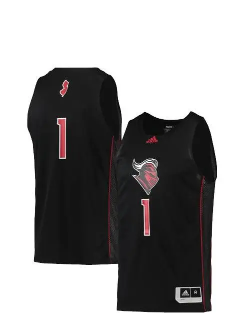 Adidas Rutgers Scarlet Knights Basketball Jersey - Black