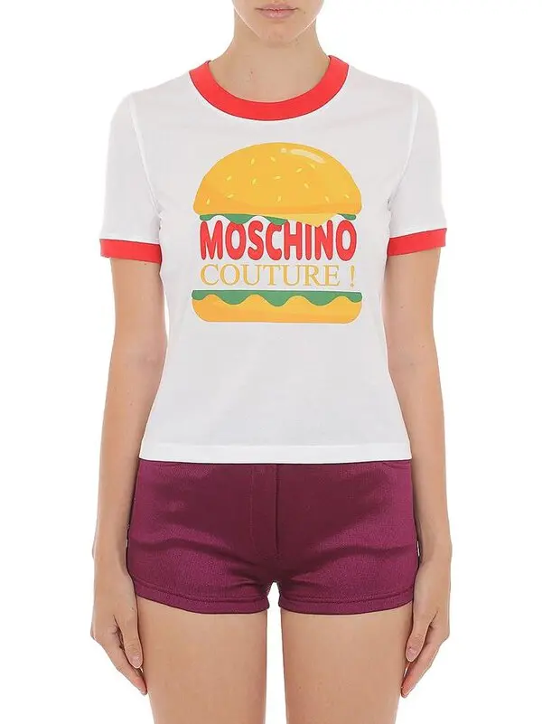 Moschino Graphic Tee - 1001 Fantasy Print White