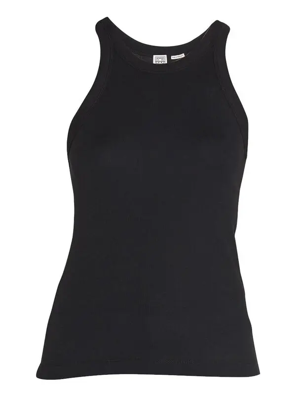 TOTEME Curved Rib Tank - Black