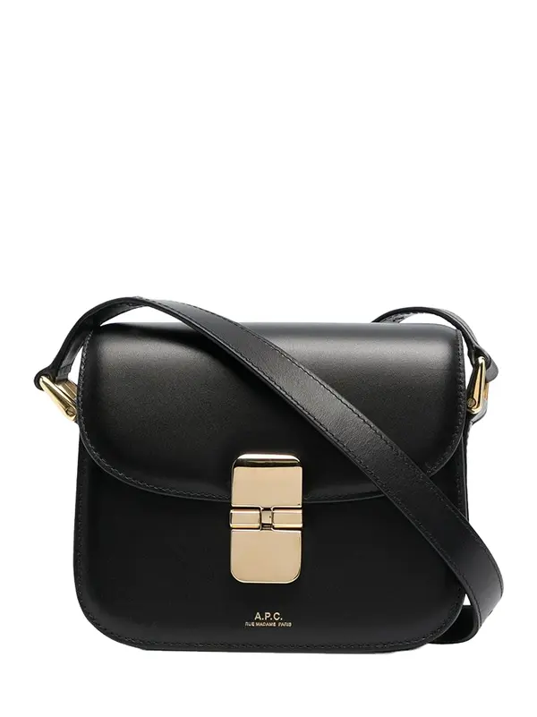 A.p.c. Mini Grace Shoulder Bag - Black