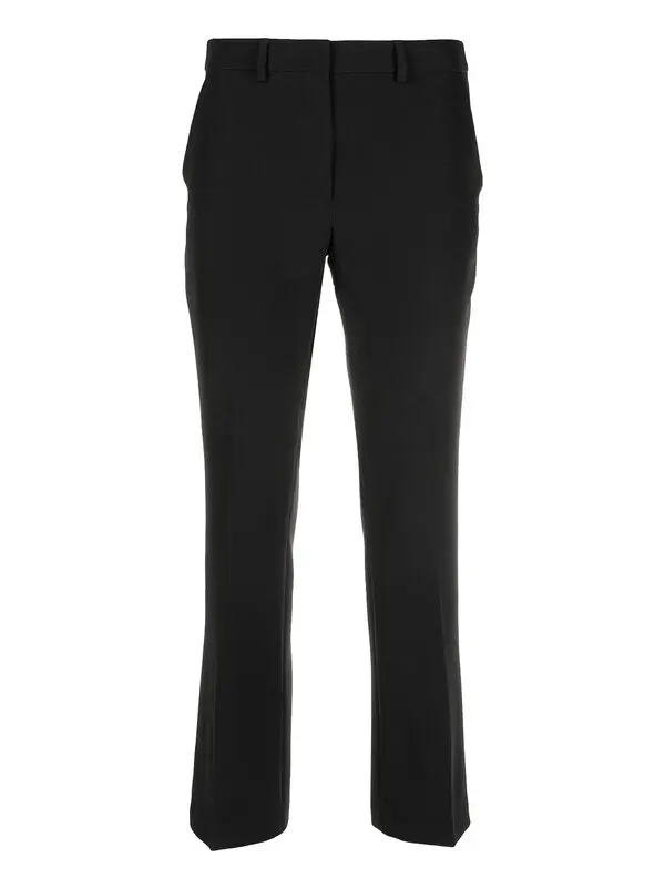 Seventy Cropped Tailored Trousers - Black