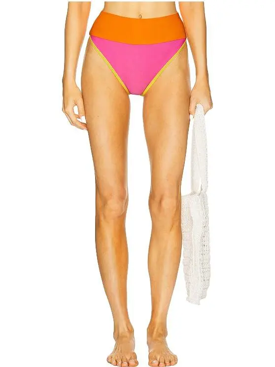 Beach Riot Emmy Bikini Bottom - Soleil Colorblock