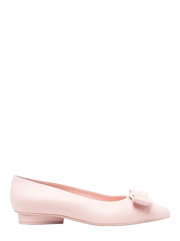 FERRAGAMO Viva Pointed Ballet Flats - Pink