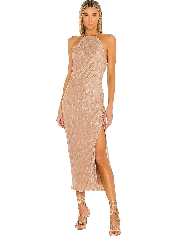 House Of Harlow 1960 X Frederick Dress - Champagne