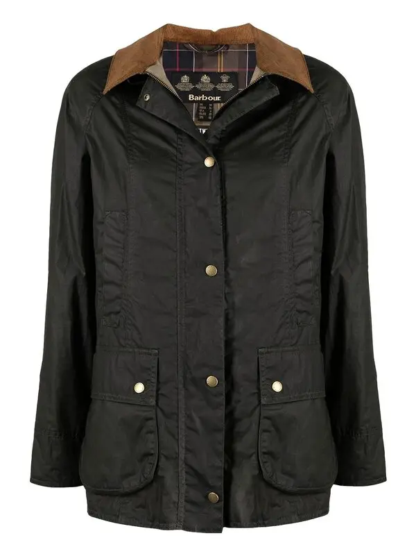 Barbour Beadnell Wax Coated Jacket - Green