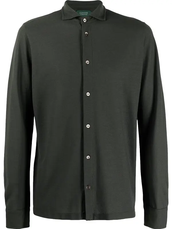 ZANONE Straight-fit Shirt - Green