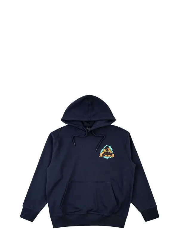 PALACE Tri-ripper Logo-print Hoodie - Blue