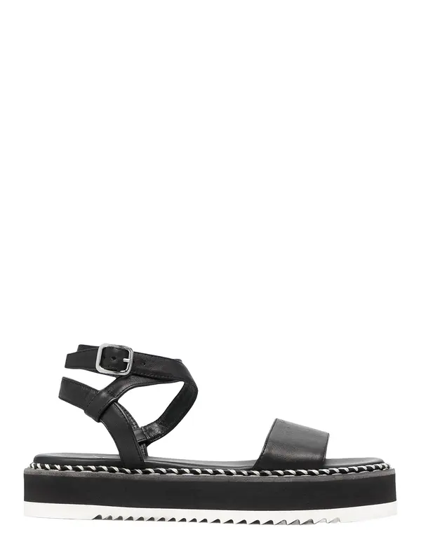 Agl Myrte Flatform Sandal - Black
