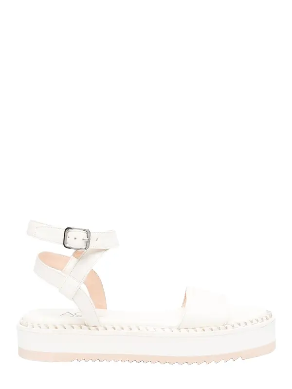 Agl Myrte Flatform Sandals - White
