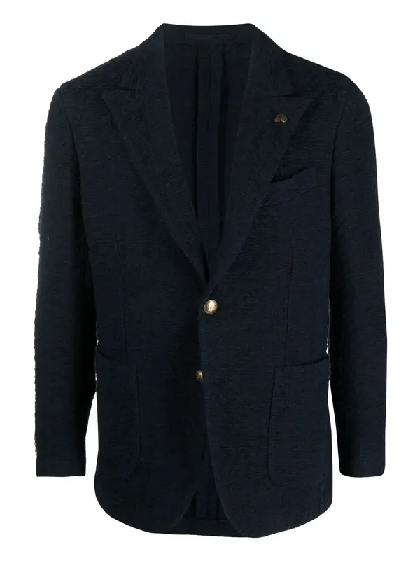 GABRIELE PASINI Single-breasted Blazer - Blue