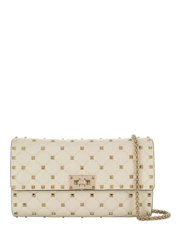 Valentino Garavani Rockstud Cross Body Bag - White