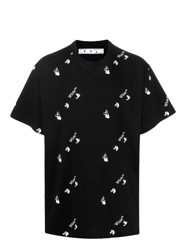 Off-White Swimming Logo-print T-shirt - Black