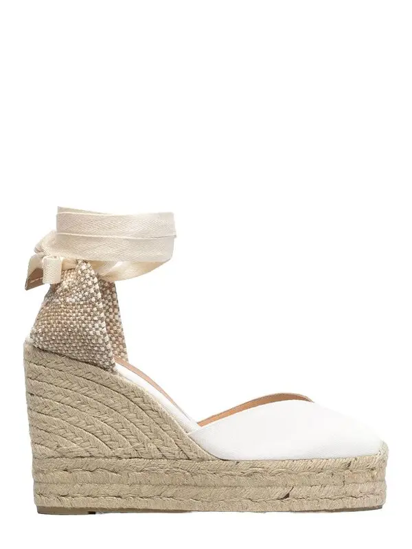 CastaÑer Chiara Espadrille Wedges - White