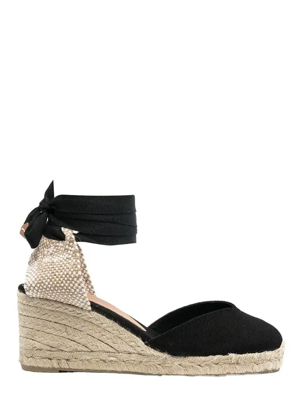 CastaÑer Chiara Wedge Espadrilles - Black