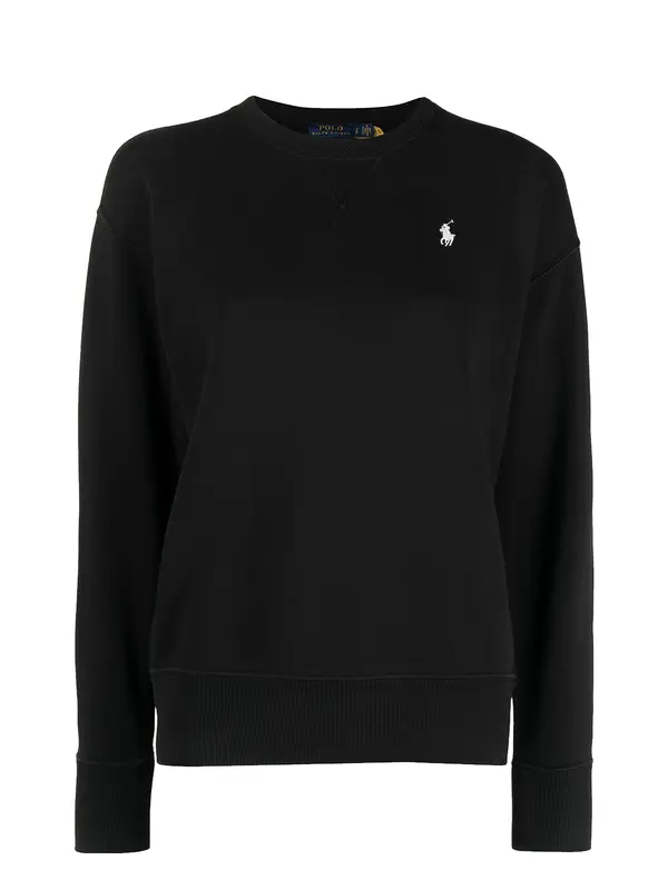 Polo Ralph Lauren Logo-embroidered Sweatshirt - Black