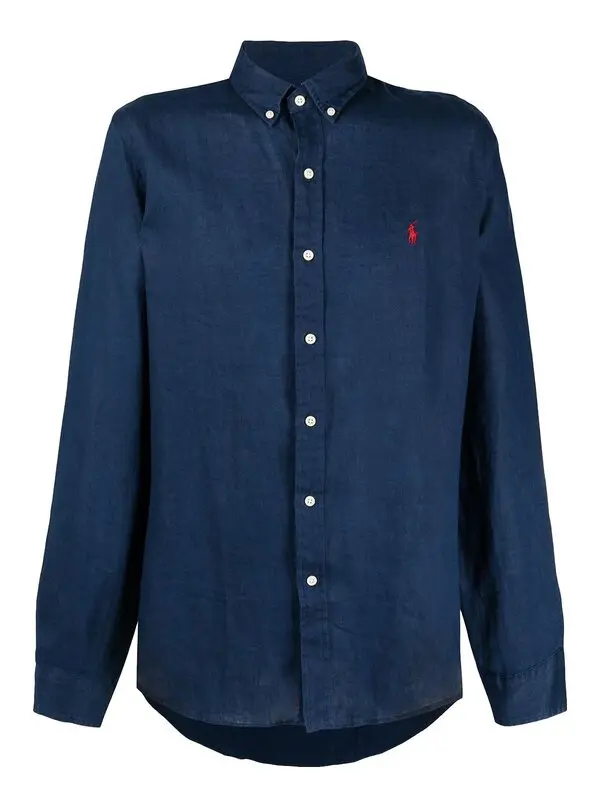 Polo Ralph Lauren Polo Pony Linen Shirt - Blue