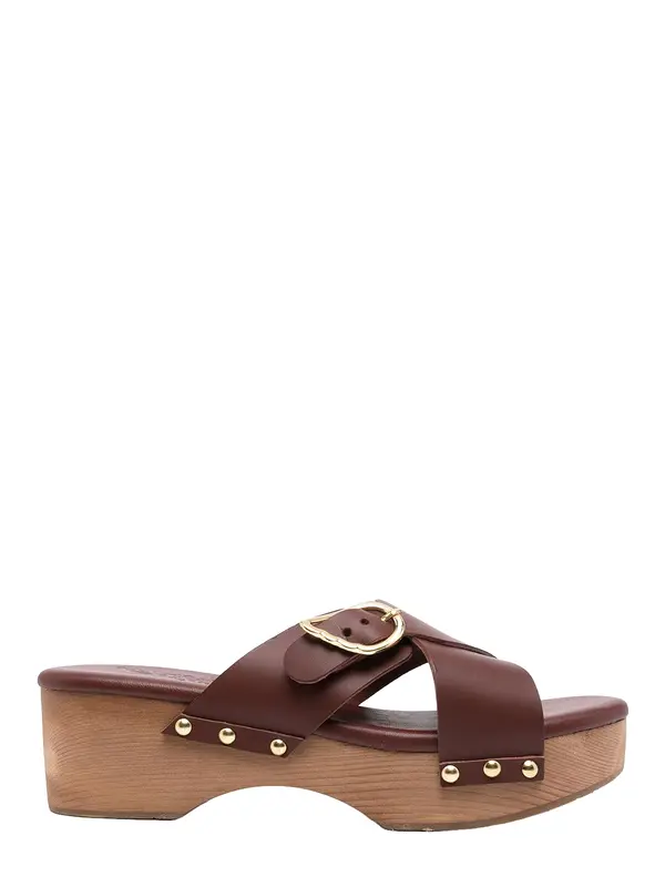 ANCIENT GREEK SANDALS Marilisa Clogs - Brown