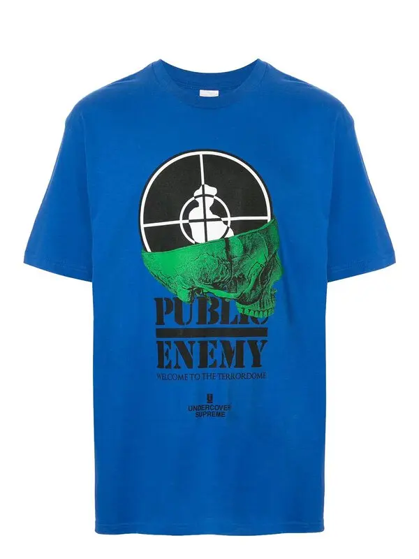 Supreme X Undercover Public Enemy Terrordome Tee - Blue