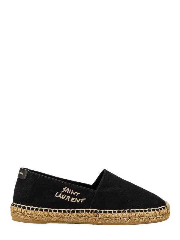 Saint Laurent Espadrille - Black