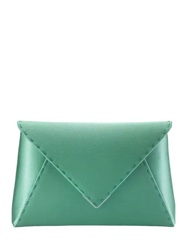 Tyler Ellis Small Lee Pouchet Clutch - Green