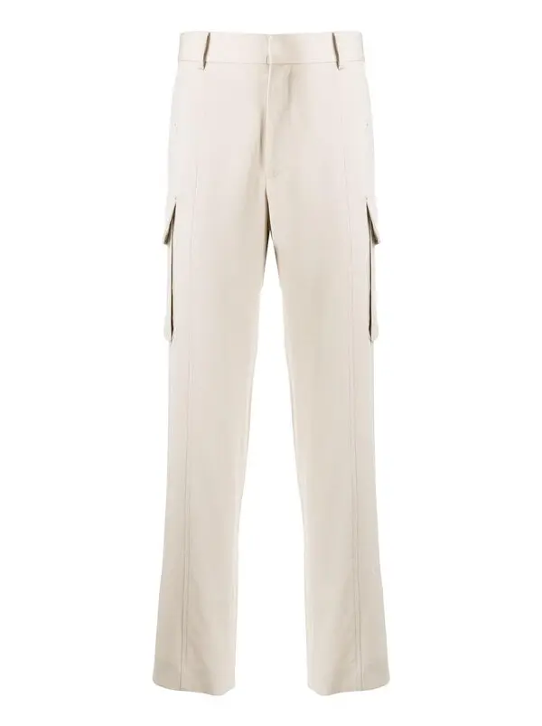 Stella McCartney Straight-leg Cargo Trousers - Neutrals