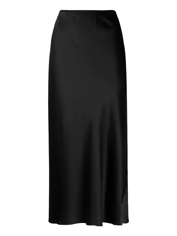 Dorothee Schumacher Silk-blend Midi Skirt - Black