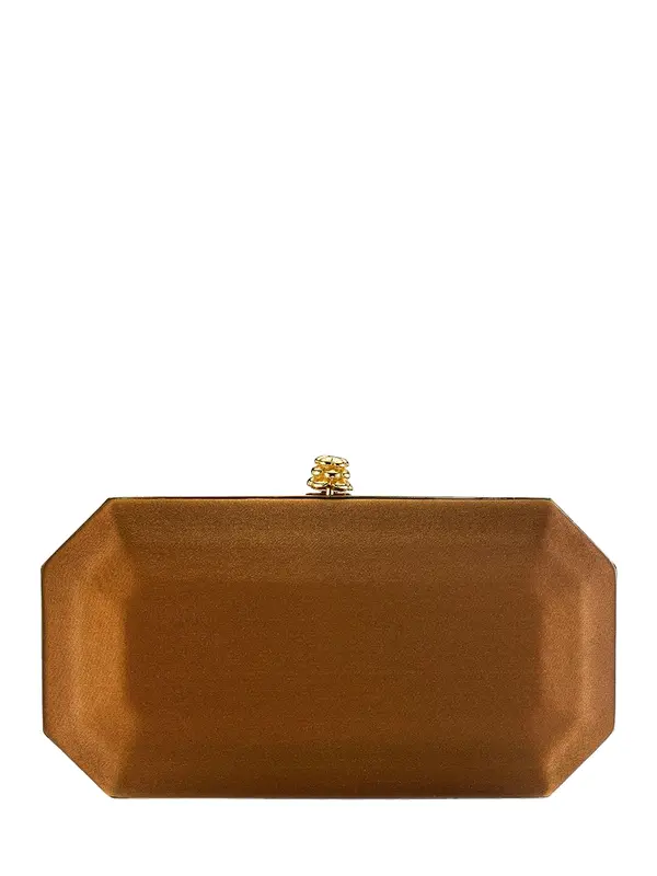 Tyler Ellis Small Perry Clutch - Brown