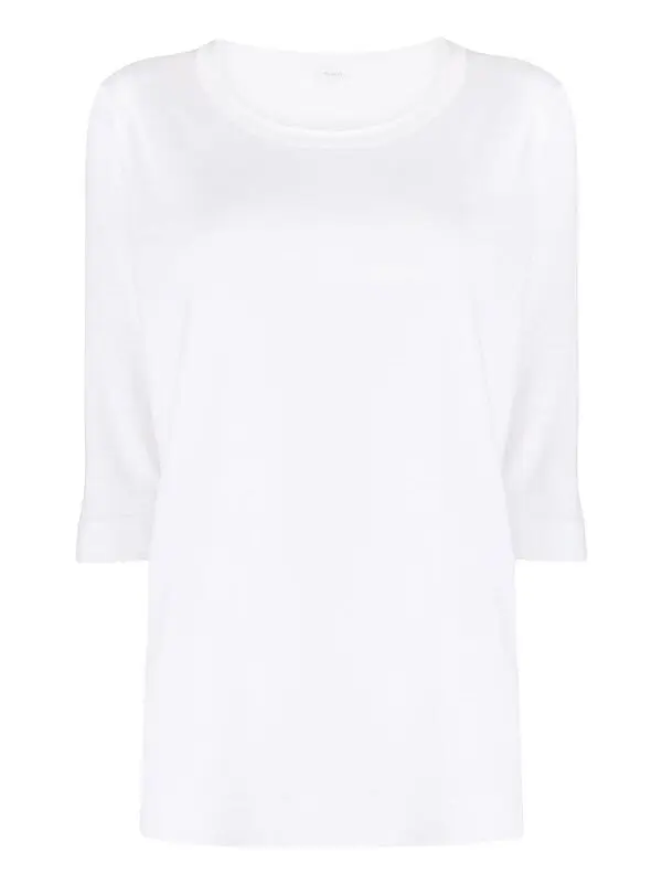 Malo Back-pleat T-shirt - White