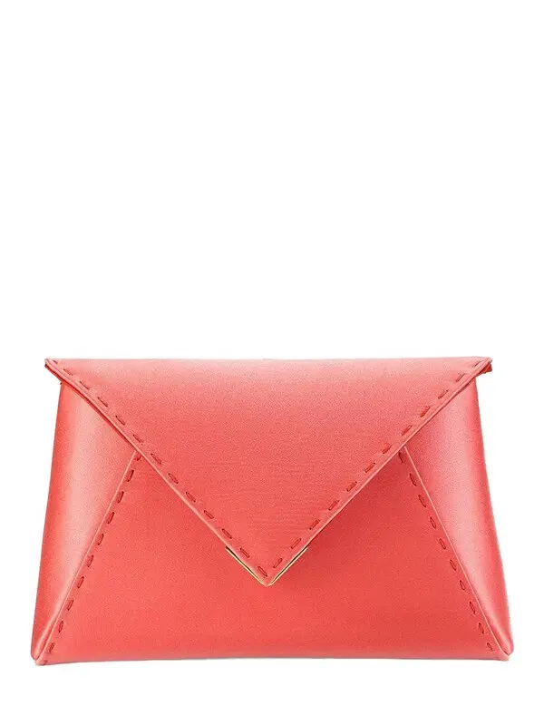 Tyler Ellis Small Lee Pouchet Clutch Bag - Red