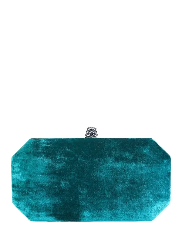 Tyler Ellis Small Perry Clutch Bag - Blue