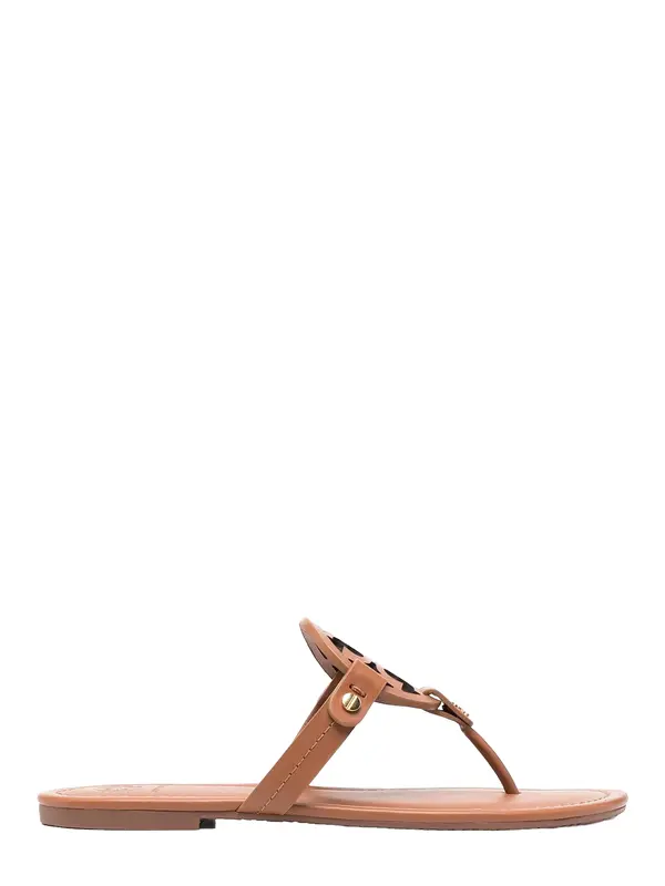 Tory Burch Miller Leather Sandals - Brown