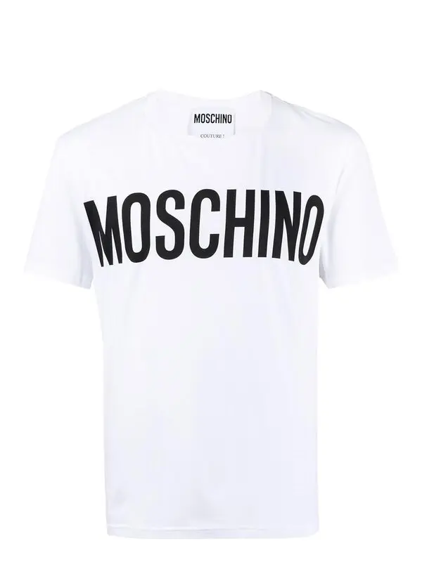 Moschino Logo Print T-shirt - White