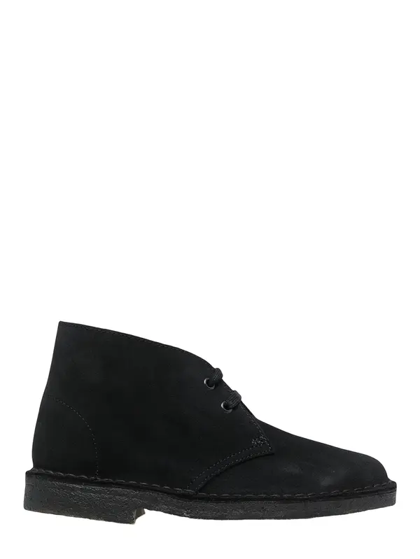 Clarks Suede Desert Boots - Black