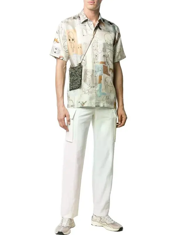 Stella McCartney Straight-leg Cargo Trousers - White