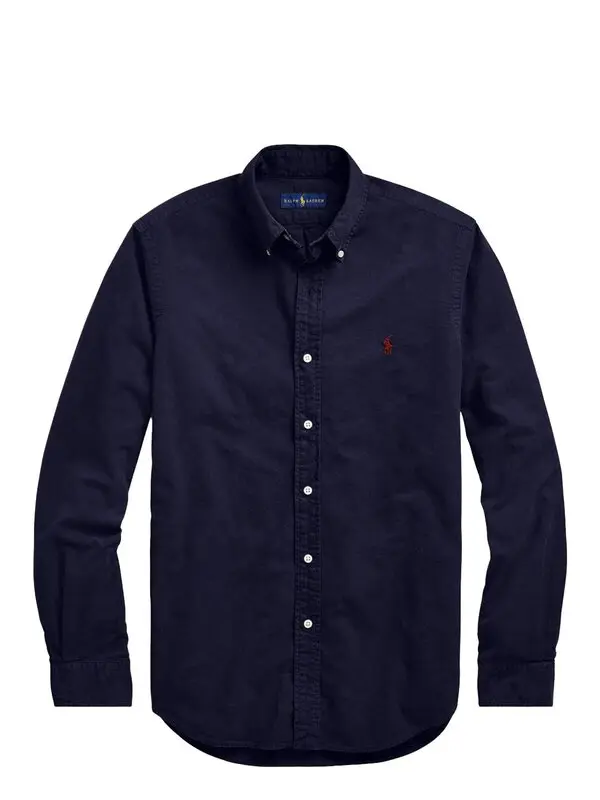 Polo Ralph Lauren Embroidered Logo Button-down Shirt - Blue